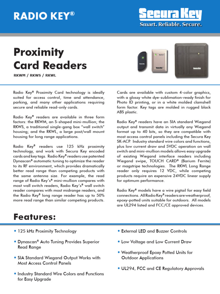 RK Proximity Brochure 7048 | PDF | Electrical Engineering | Electronics