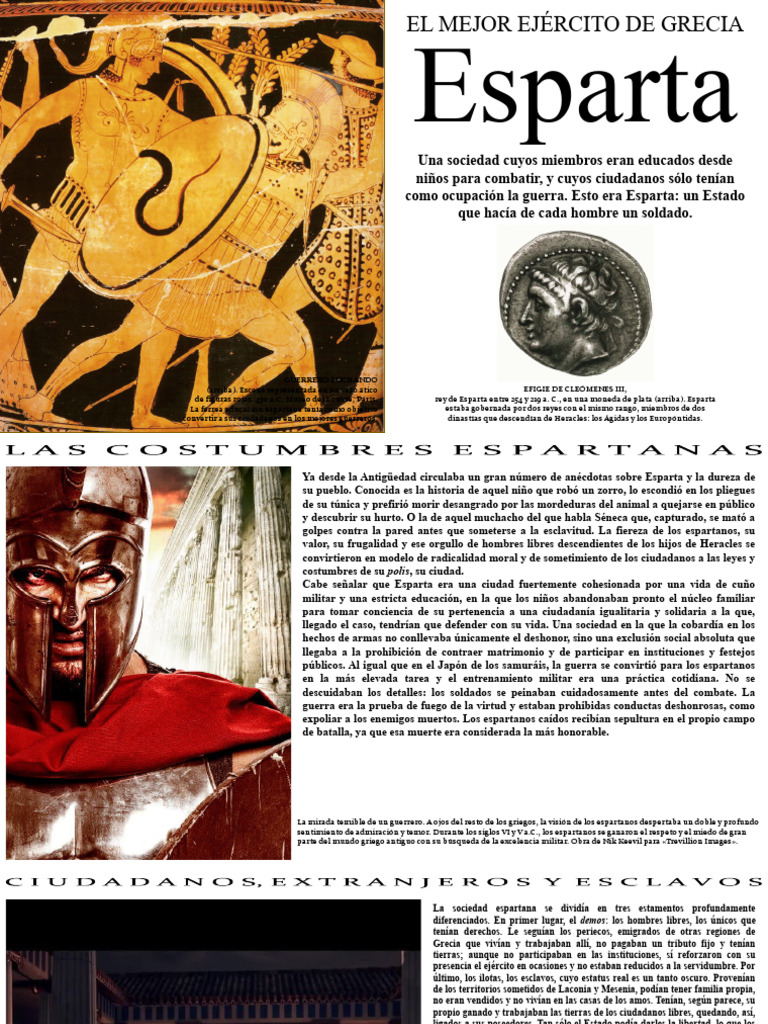 Esparta. El Mejor Ejército de Grecia. Última Versión | PDF | Esparta ...