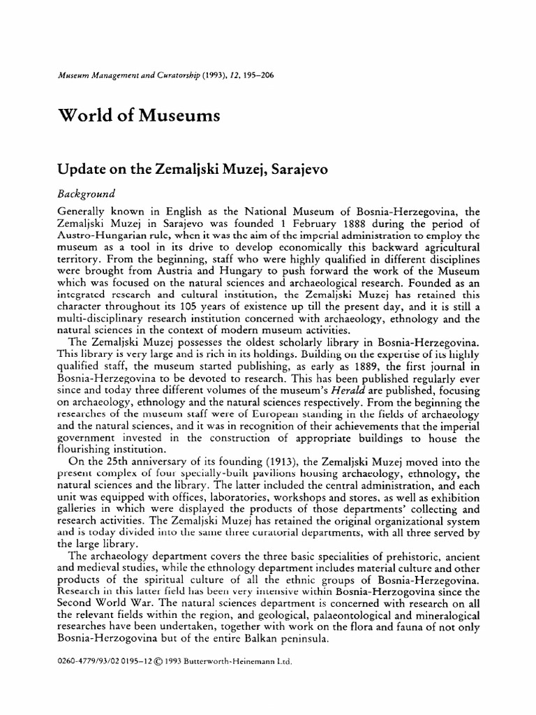 World of Museums | PDF | Longitude