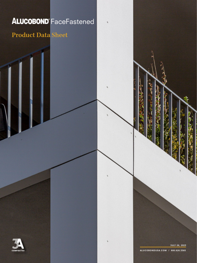 ALUCOBOND FaceFastened Product Data Sheet | PDF | Screw | Thermal Expansion