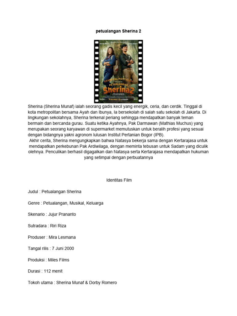 Petualangan Sherina: Film Keluarga | PDF