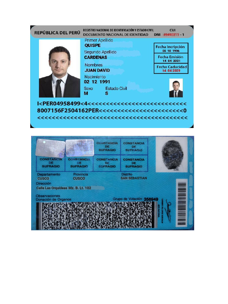 Dni Demandante | PDF