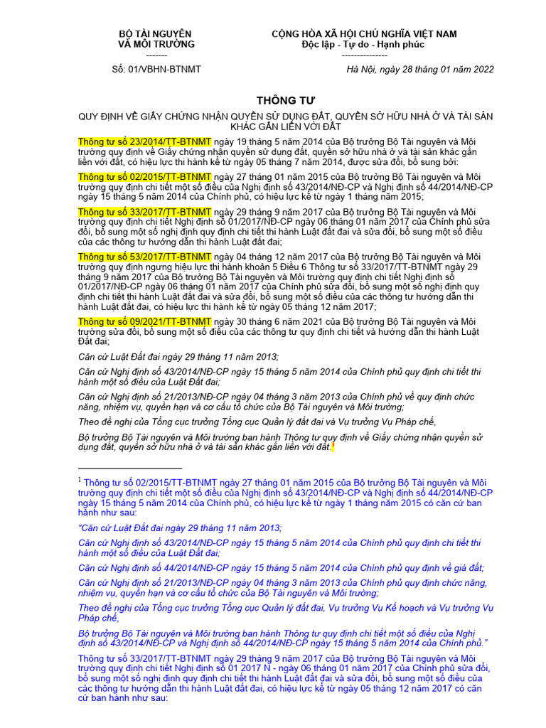 01 VBHN-BTNMT 509594 | PDF