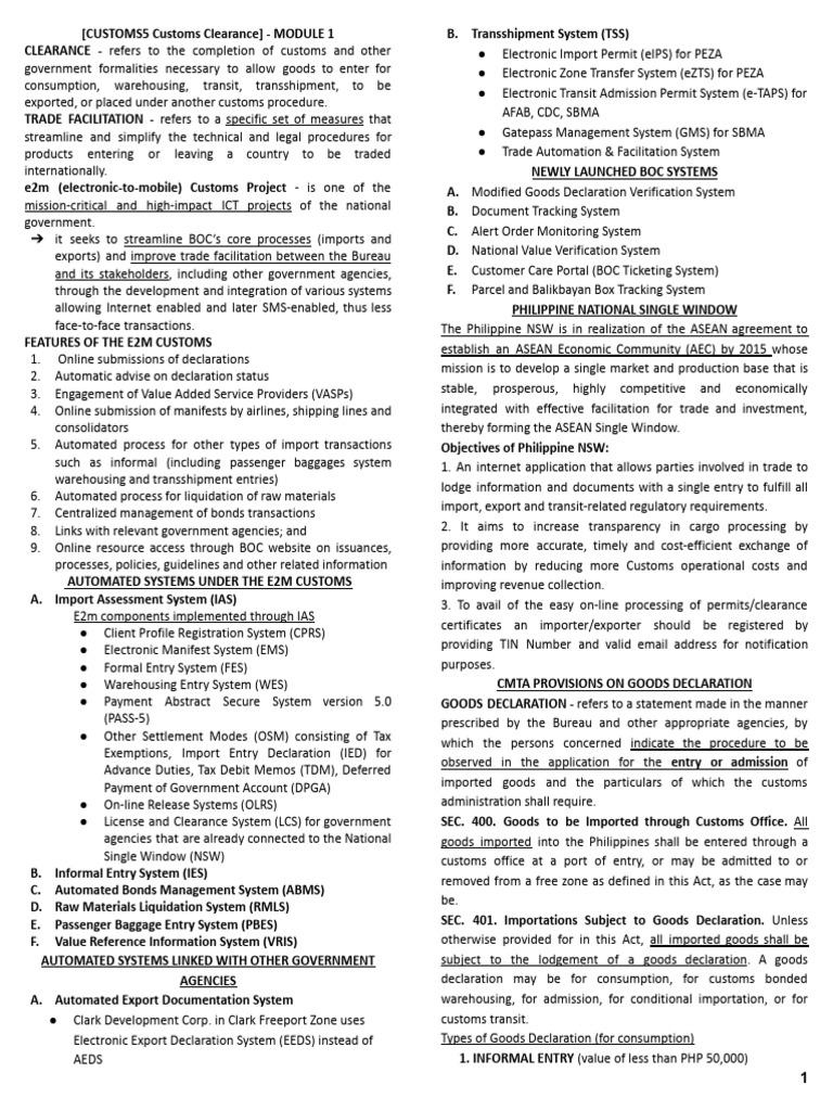 (Note) Customs5 | PDF | Customs | Identity Document