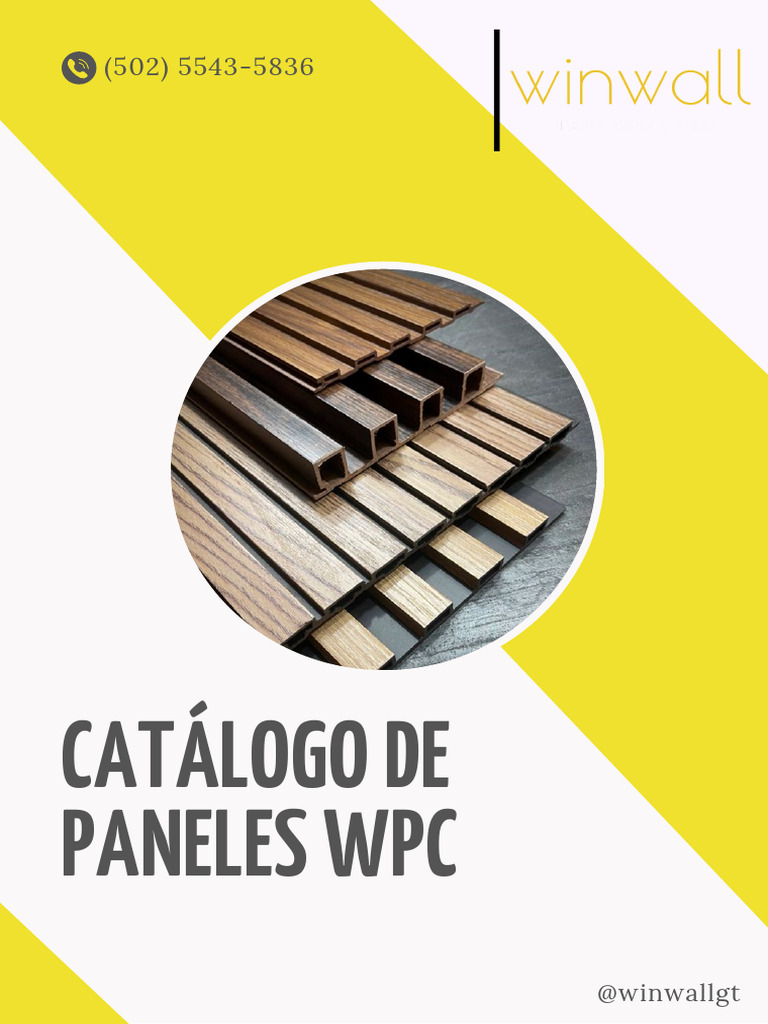 Catálogo Paneles WPC | PDF