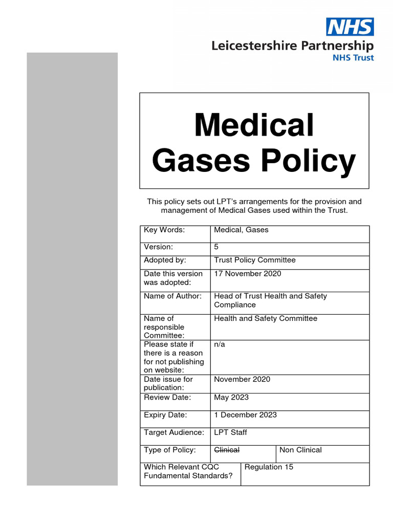 Medical Gases | PDF | Health Care