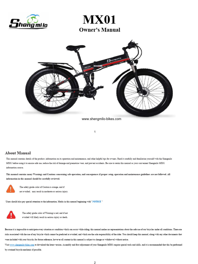 Shengmilo MX01 Owner's Manual | PDF | Battery Charger | Manufactured Goods