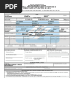 UMID Card Application Form E-1/E-6 | PDF | Identity Document
