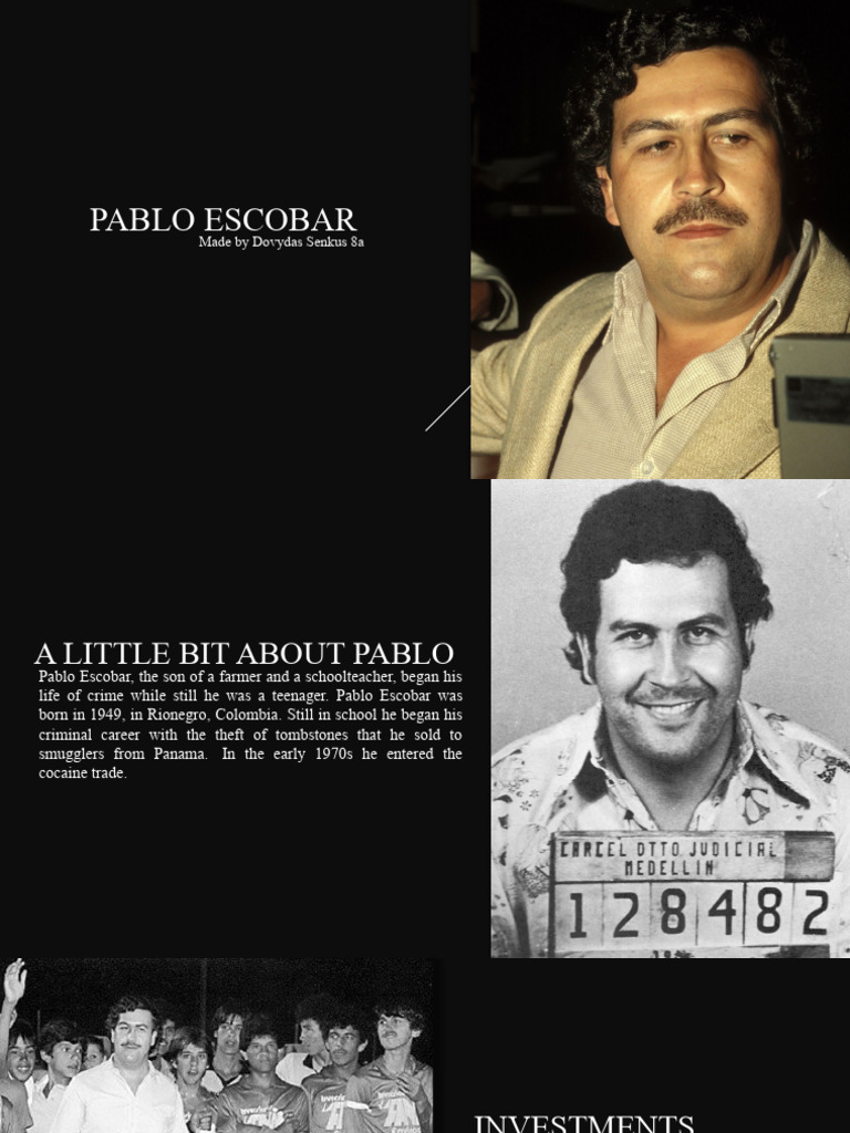 Pablo Escobar by Dovydas Senkus 8a | PDF | Mystery, Thriller & Crime ...