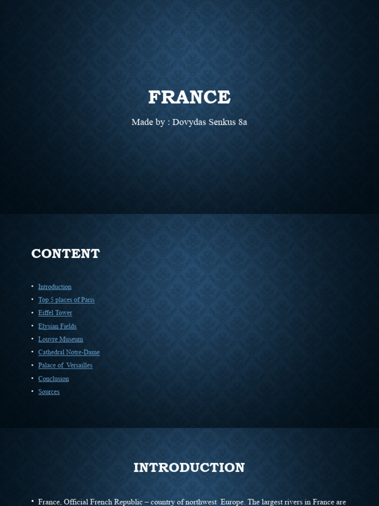 France by Dovydas Senkus 8a | PDF | France | Louvre