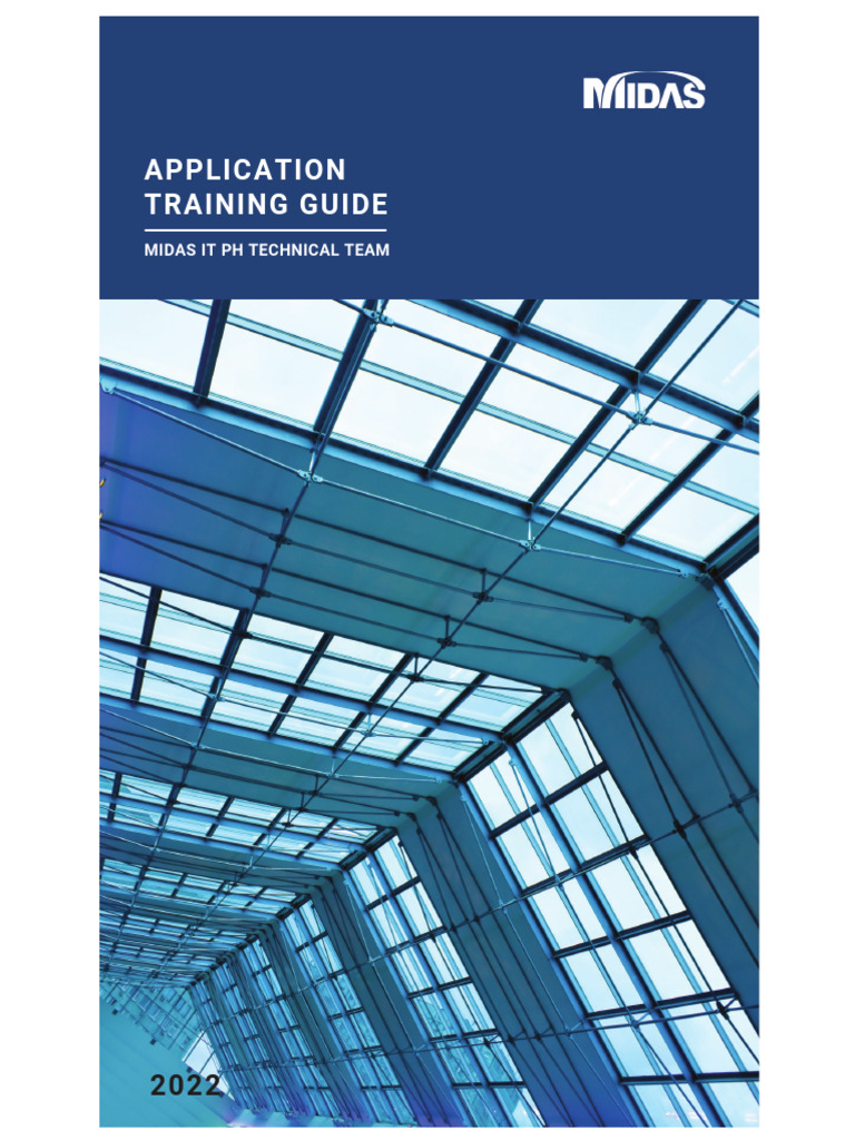 Midas Gen Training Manual 2022 | PDF | Beam (Structure) | Building Technology