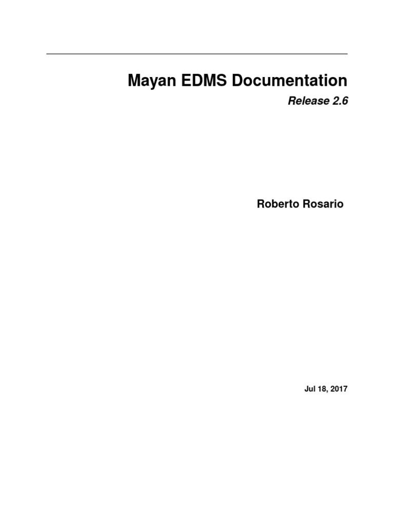 Mayan Edms | PDF | Metadata | Page Layout