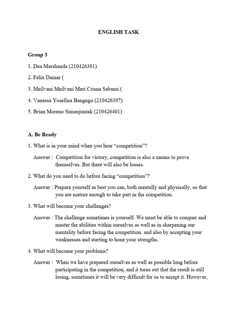 English Task 8 | PDF