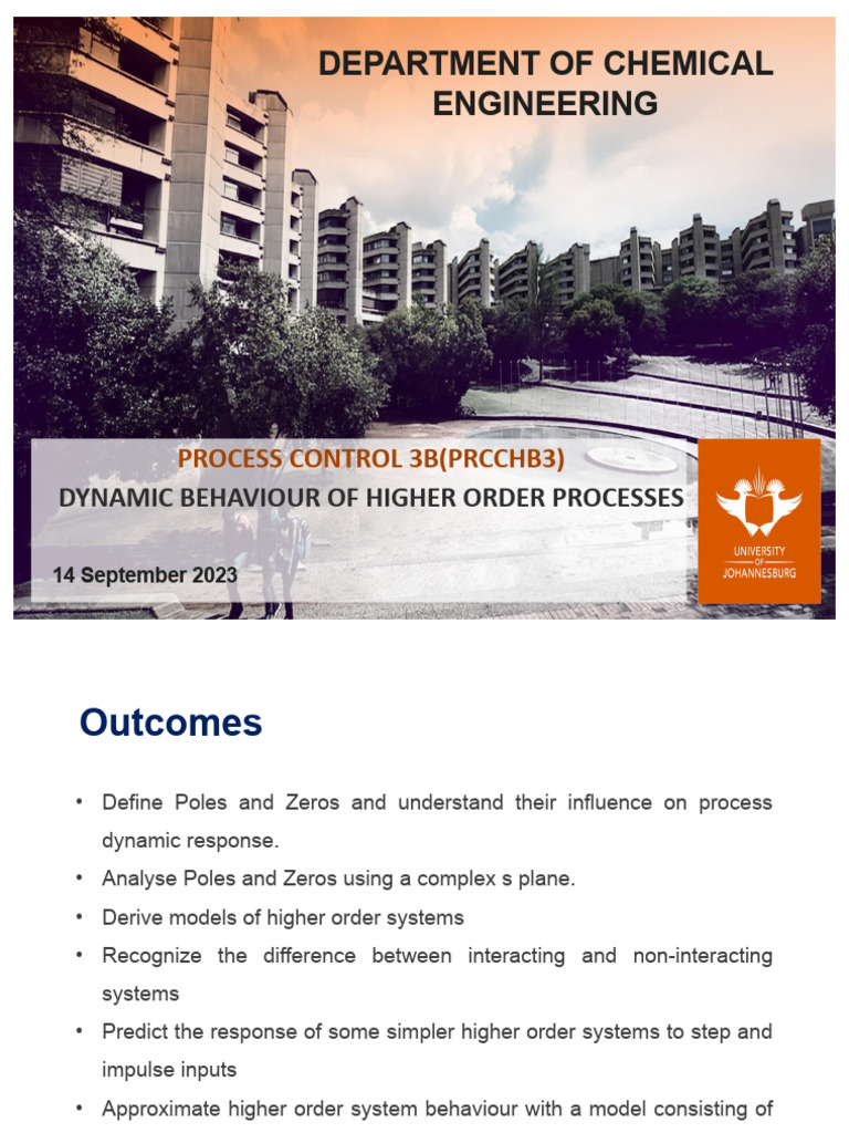 Unit 6 - Dynamic Behaviour of Higher Order System Part 2 Edited ...