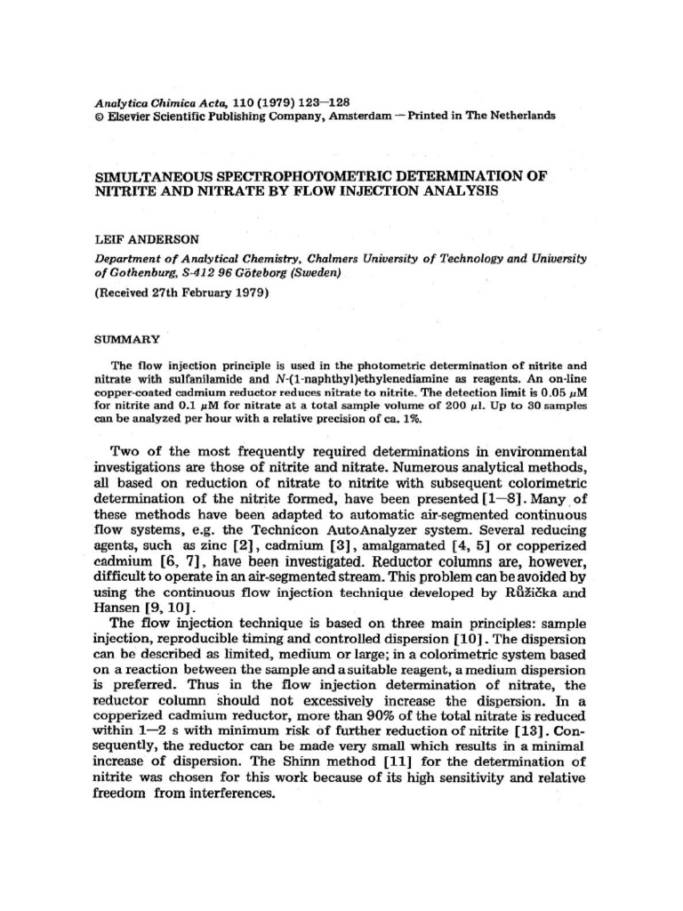 Simultaneous Spectrophotometric Determination Pdf