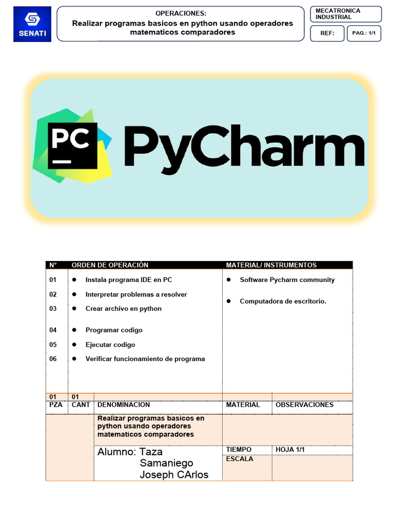 Entregable Uno Python | PDF | Python (lenguaje de programación) | Programa de computadora