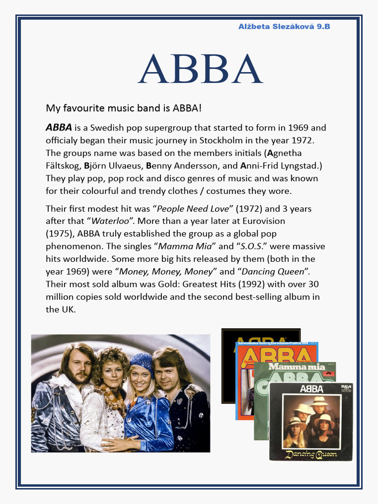 ABBA: A Pop Phenomenon | PDF