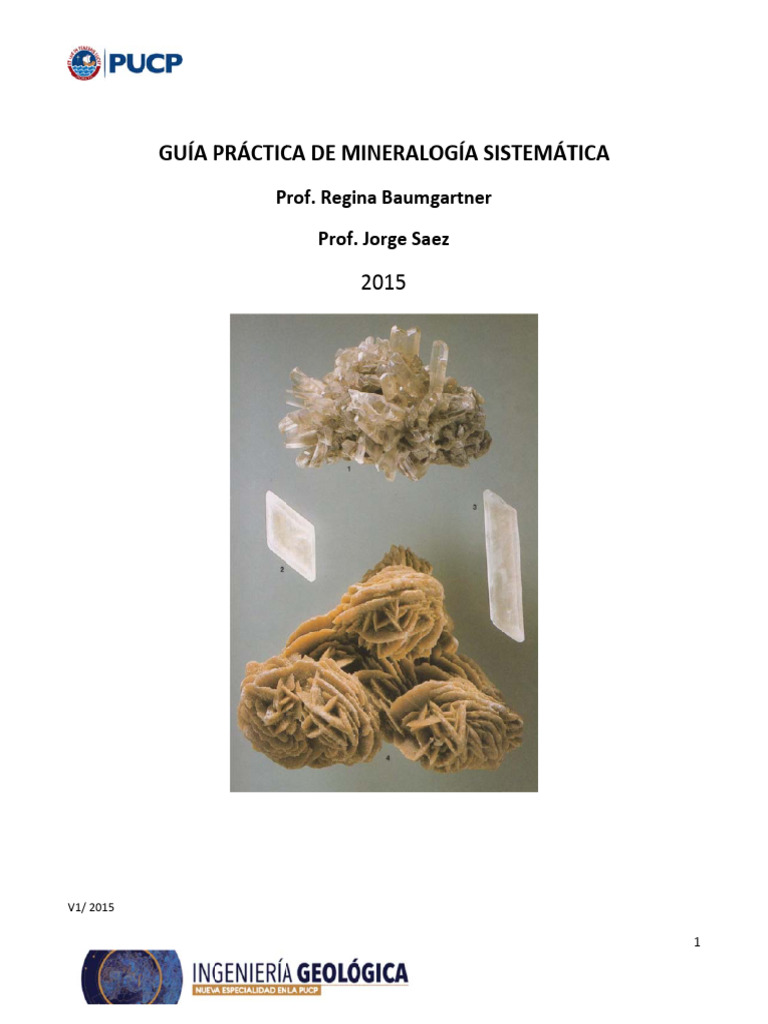Guía Práctica de Mineralogía | PDF | Minerales | Mineralogía