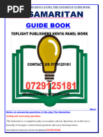 Set 1 - Samaritan Excerpts & Answers | PDF | Politics | Games & Activities