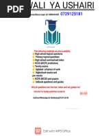 Fasihi Notes Kiswahili | PDF