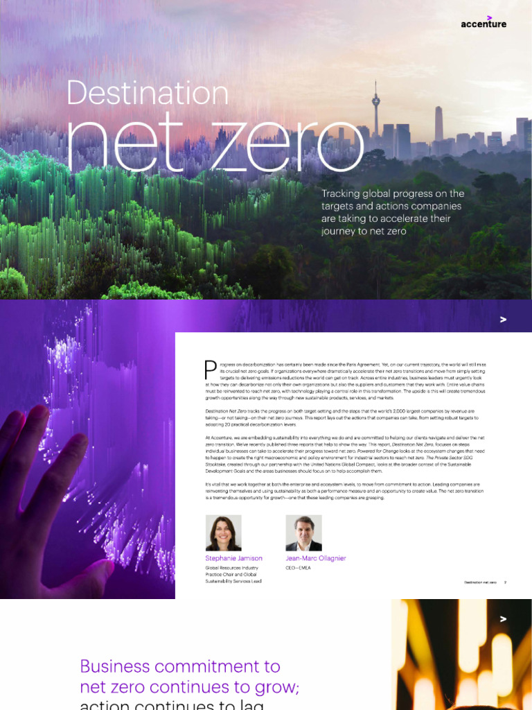 Destination Net Zero 2023 Report | PDF | Climate Change Mitigation ...
