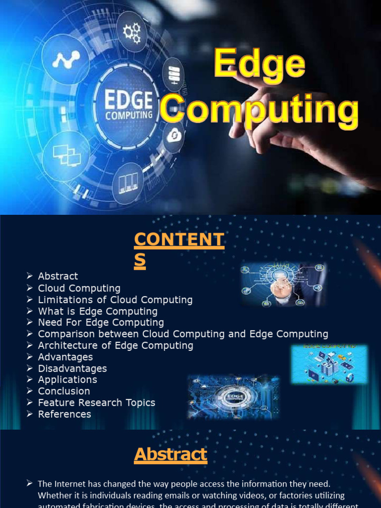 Edge Computing | PDF | Cloud Computing | Computing