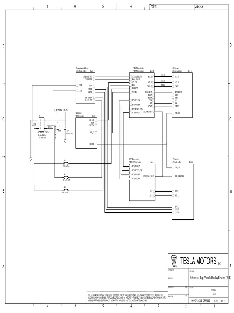 Tesla VDS Schematic Overview | PDF