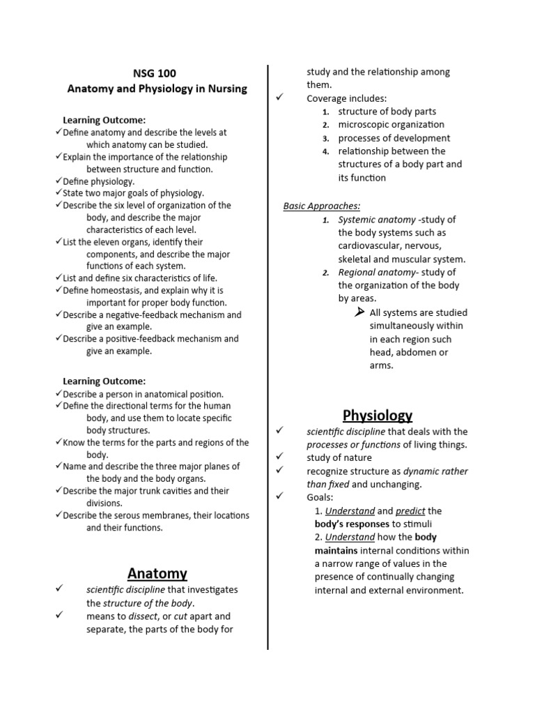 Human Organism Reviewer | PDF | Human Body | Anatomy