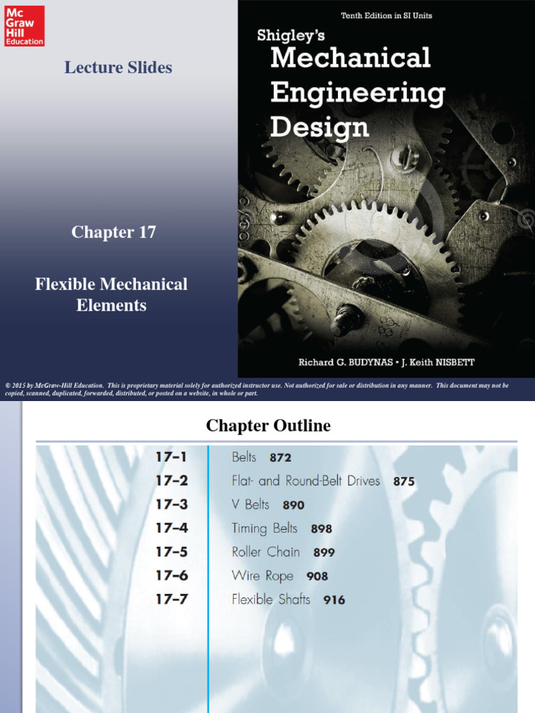 Flexible Mechanical Elements in Design | PDF | Belt (Mechanical ...