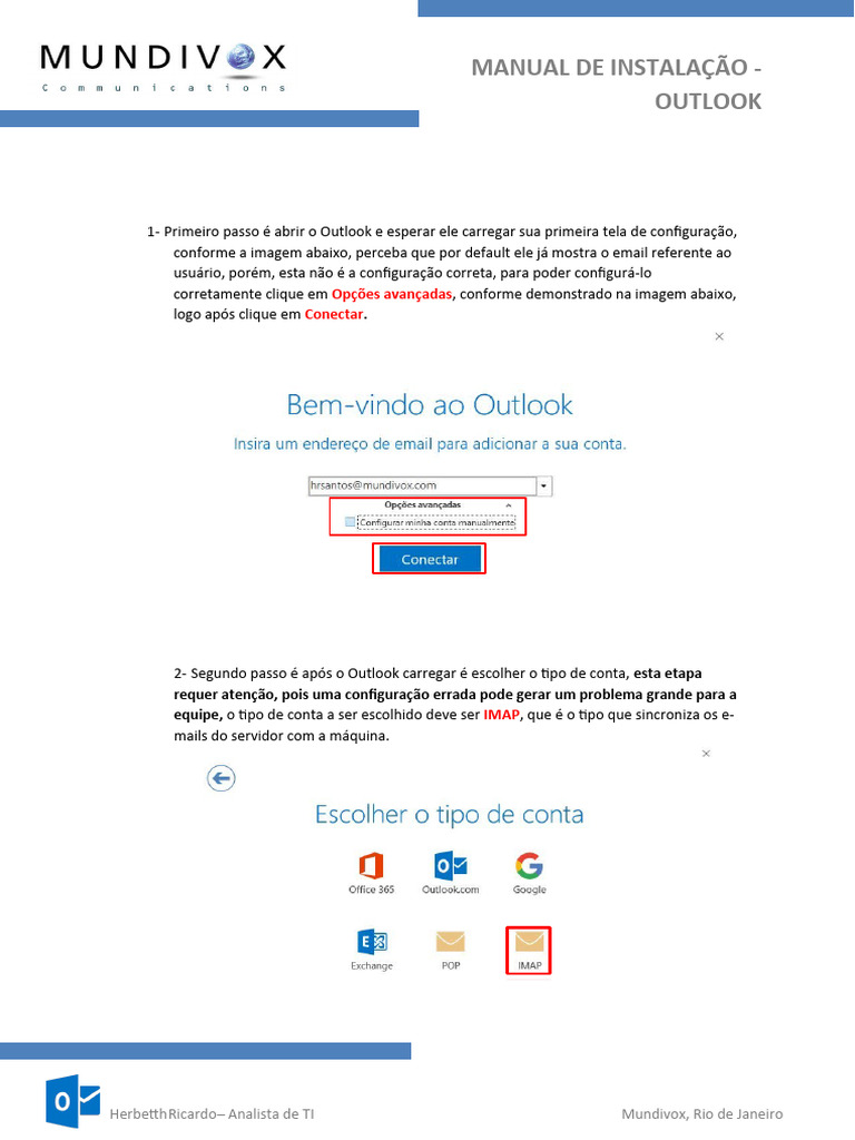 Manual Outlook | PDF