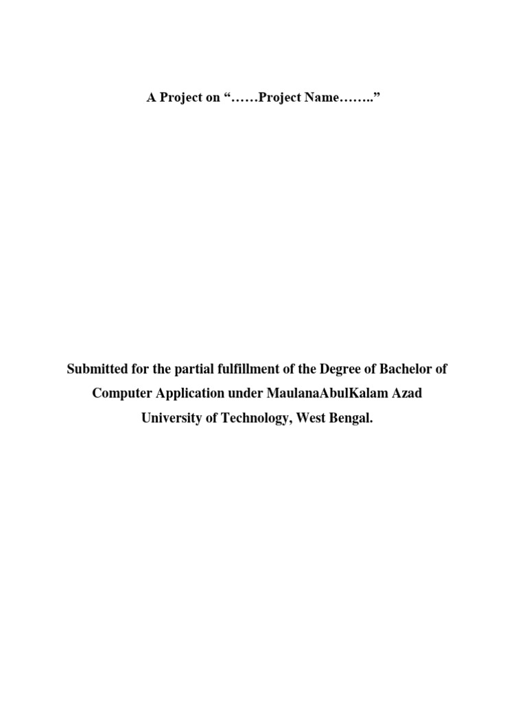 Sample Project Format | PDF | Software Testing | Software Release Life ... Sample Project Format | PDF | Software Testing | Software Release Life ...