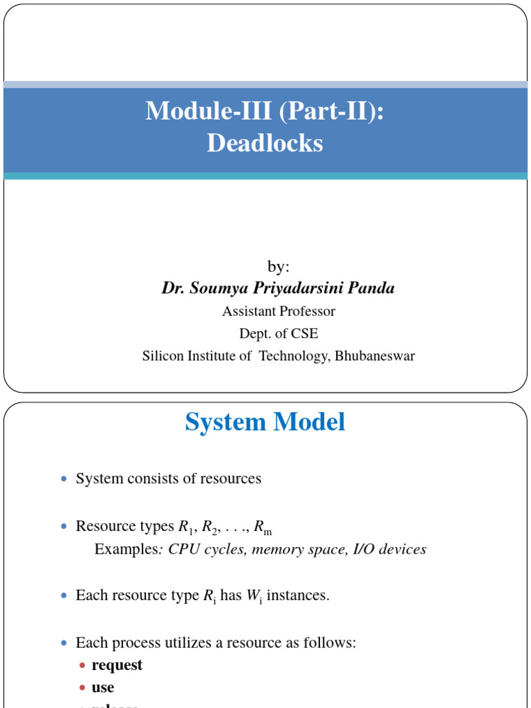 OS Module III Part II | PDF | Process (Computing) | Concurrency (Computer Science)