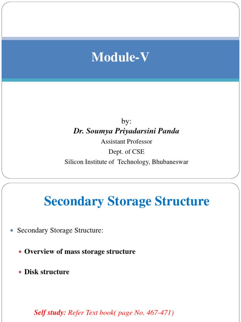 OS Module V | PDF | Computer File | Computer Data Storage