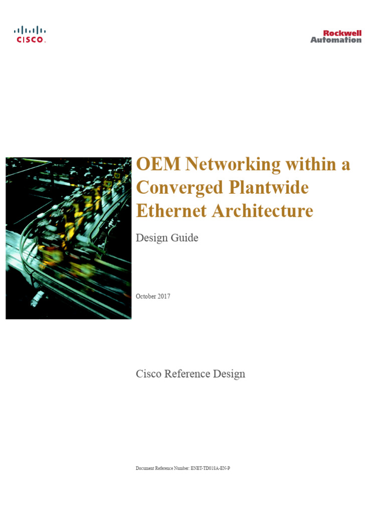 OEM Networking Within A Converged Plantwide Ethernet Architecture | PDF ...