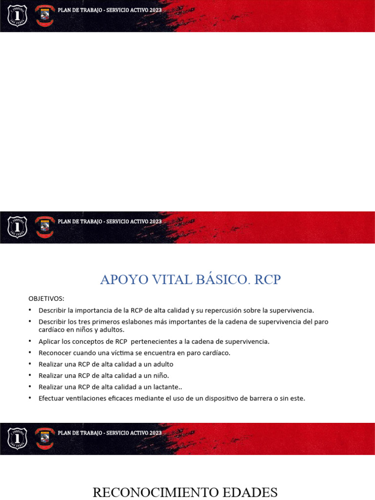 RCP Basico | PDF | Reanimación cardiopulmonar | Paro cardíaco