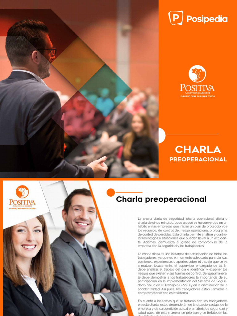 Charla Preoperacional | PDF