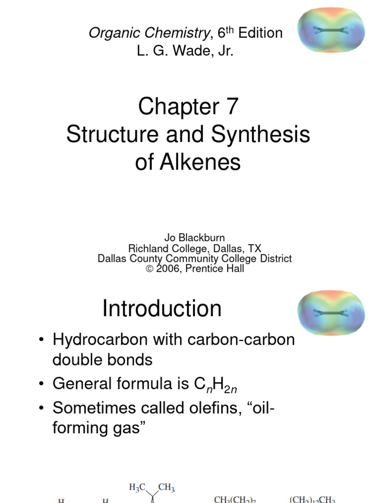 Chapter - 07au Alkene | PDF | Alkene | Chemical Bond
