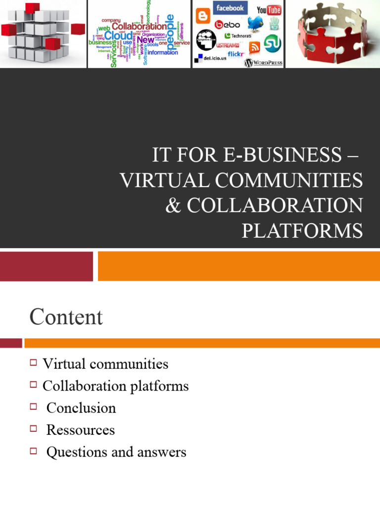 Collaboration Platforms - Virtual Communities | PDF | Collaboration | Learning