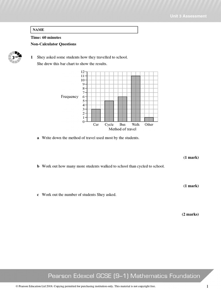 Math Unit 3 | PDF | Transport | Land Transport
