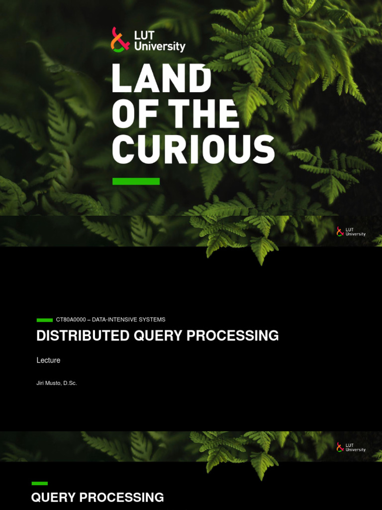 L04 Query Processing | PDF | Databases | Mathematical Optimization