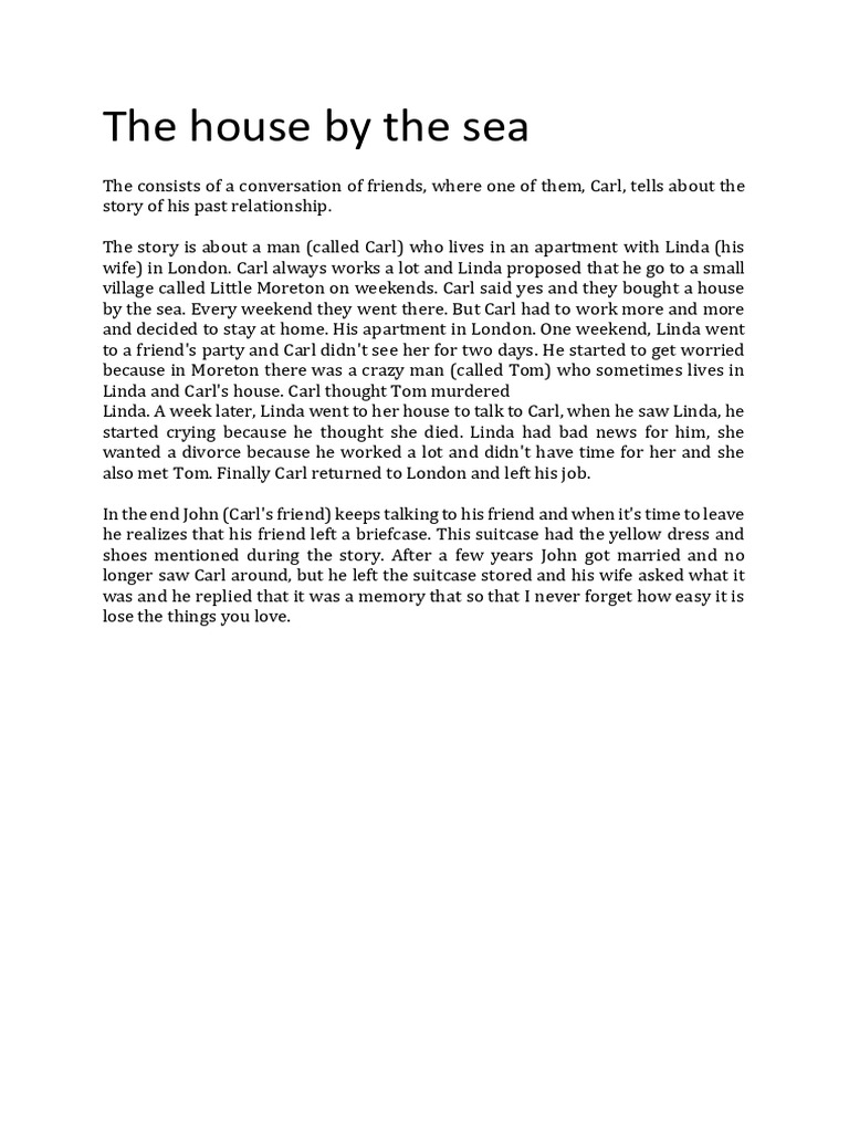 The House by The Sea | PDF | Mystery, Thriller & Crime Fiction | Poetry