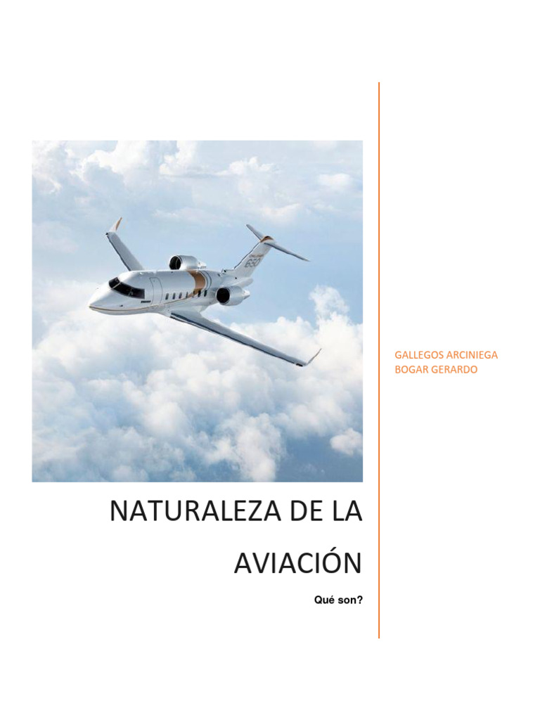 Que Es Un Avion | PDF | Avión | Levantar (Fuerza)