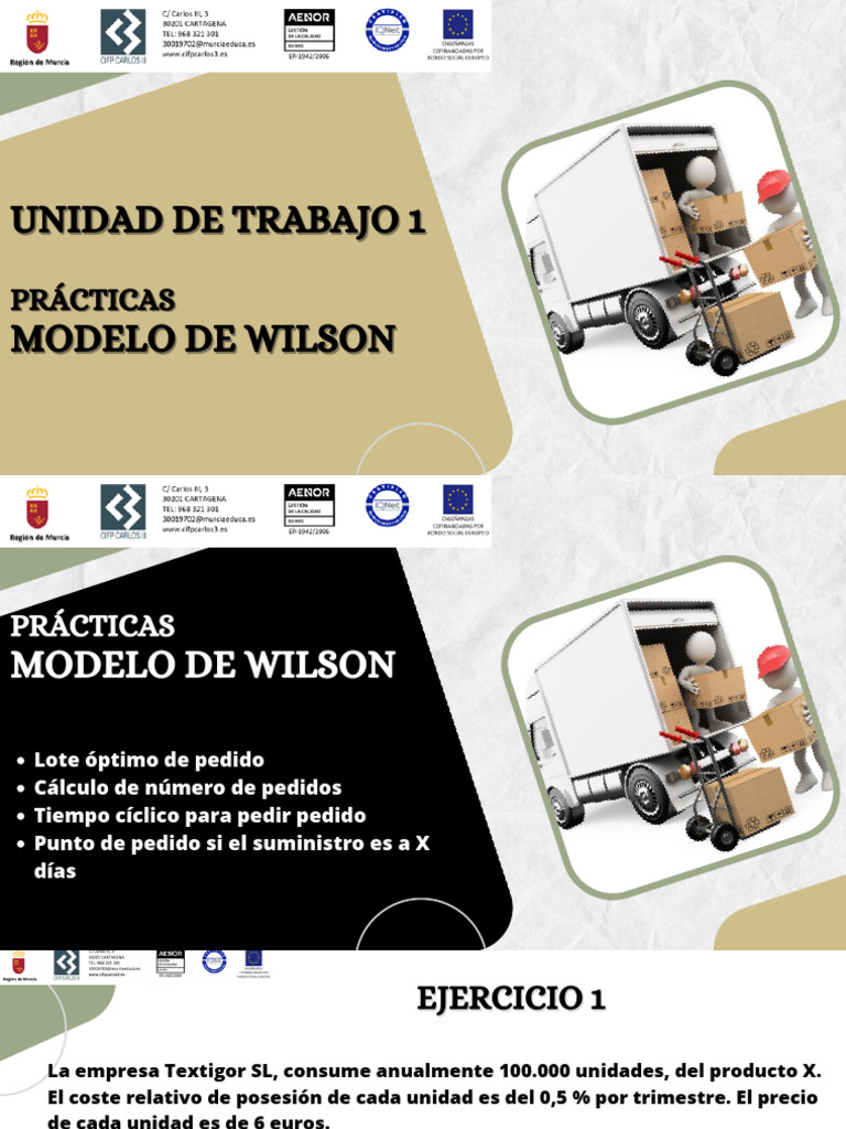 Práctica 1. Método Wilson 25 Sept | PDF