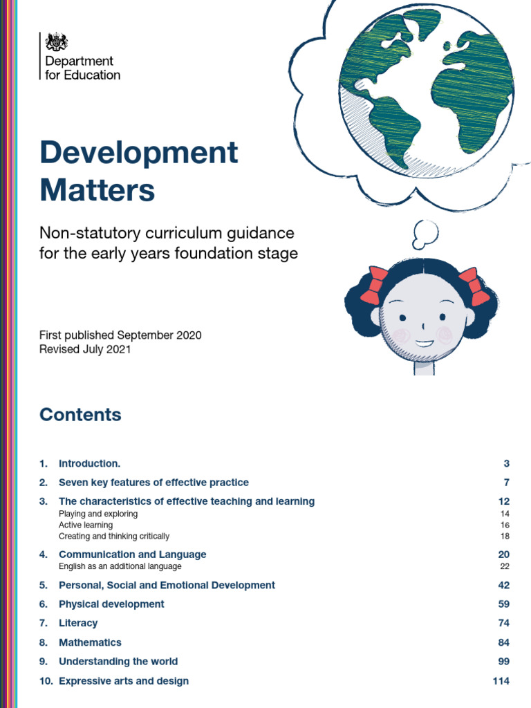6.7534 DfE Development Matters Report and Illustrations Web 2 | PDF ...