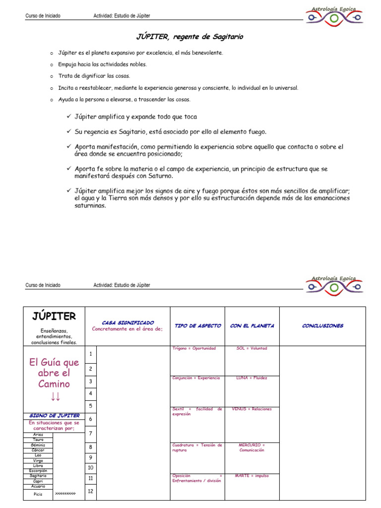 Tema 13 - Actividad - Estudio de Jupiter | PDF | Júpiter | Astronomía