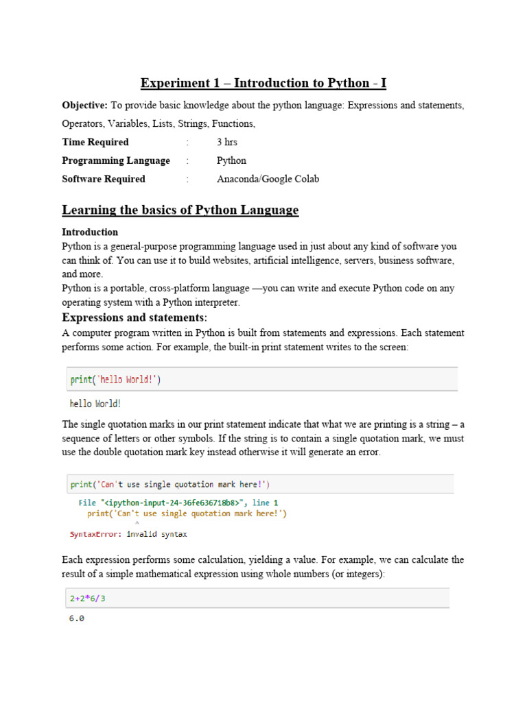 Dwm Experiment 1 Download Free Pdf Parameter Computer Programming Python Programming