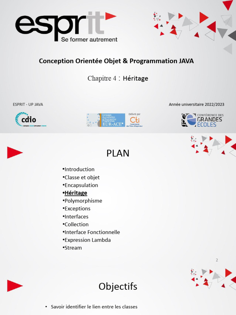 Chapitre4 Héritage | PDF | Classe (informatique) | Programmation