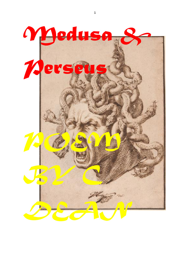 Medusa and Perseus Elizabethan Sonnet Cycle Sequence Erotic Poetry ...