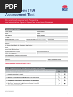 TB Screening and Risk Assessment Form | PDF | Tuberculosis | Diseases ...