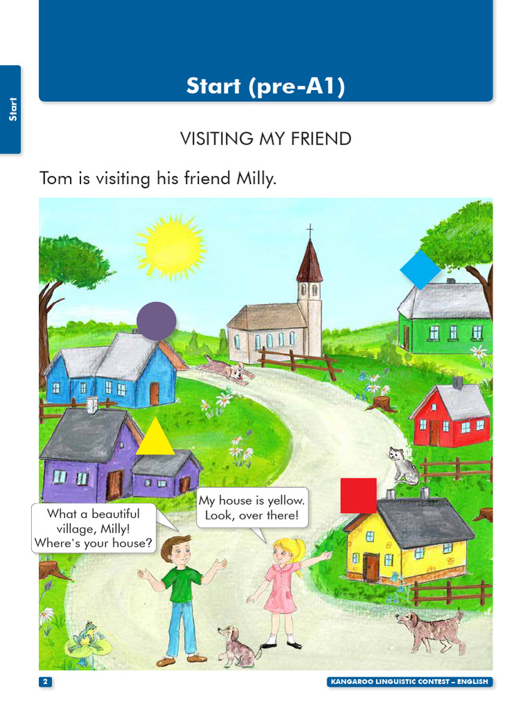 Start Pre A1 - Cangurul Lingvist-Engleza Martie 2022 | PDF | Softlines (Retail) | Fashion